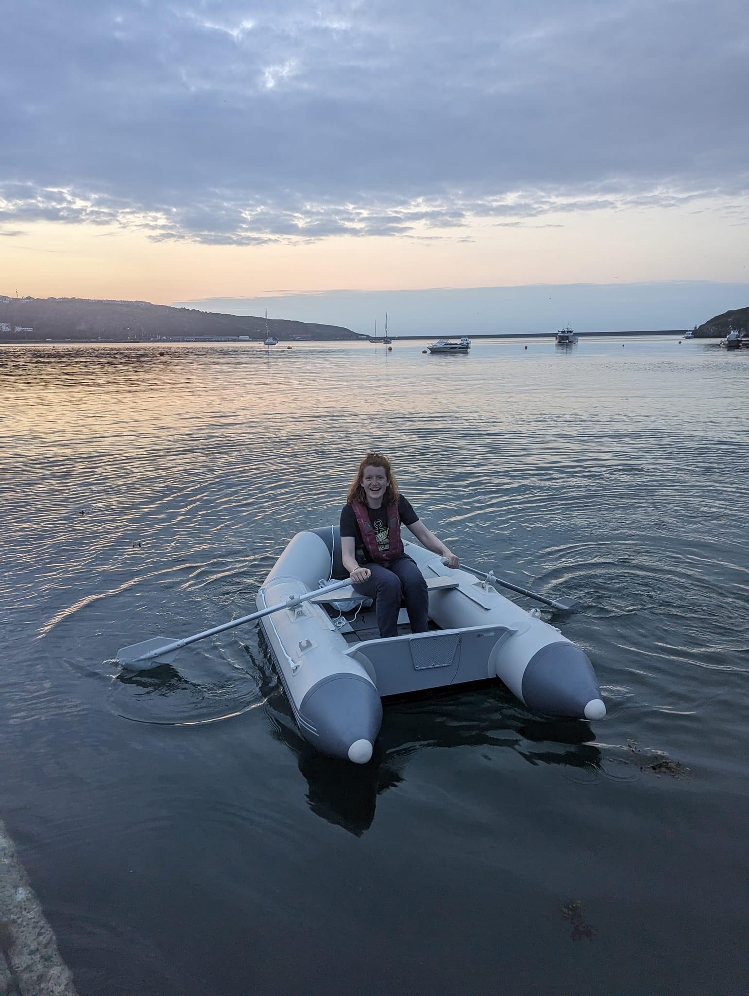 Pink Delta floats ! – She sails