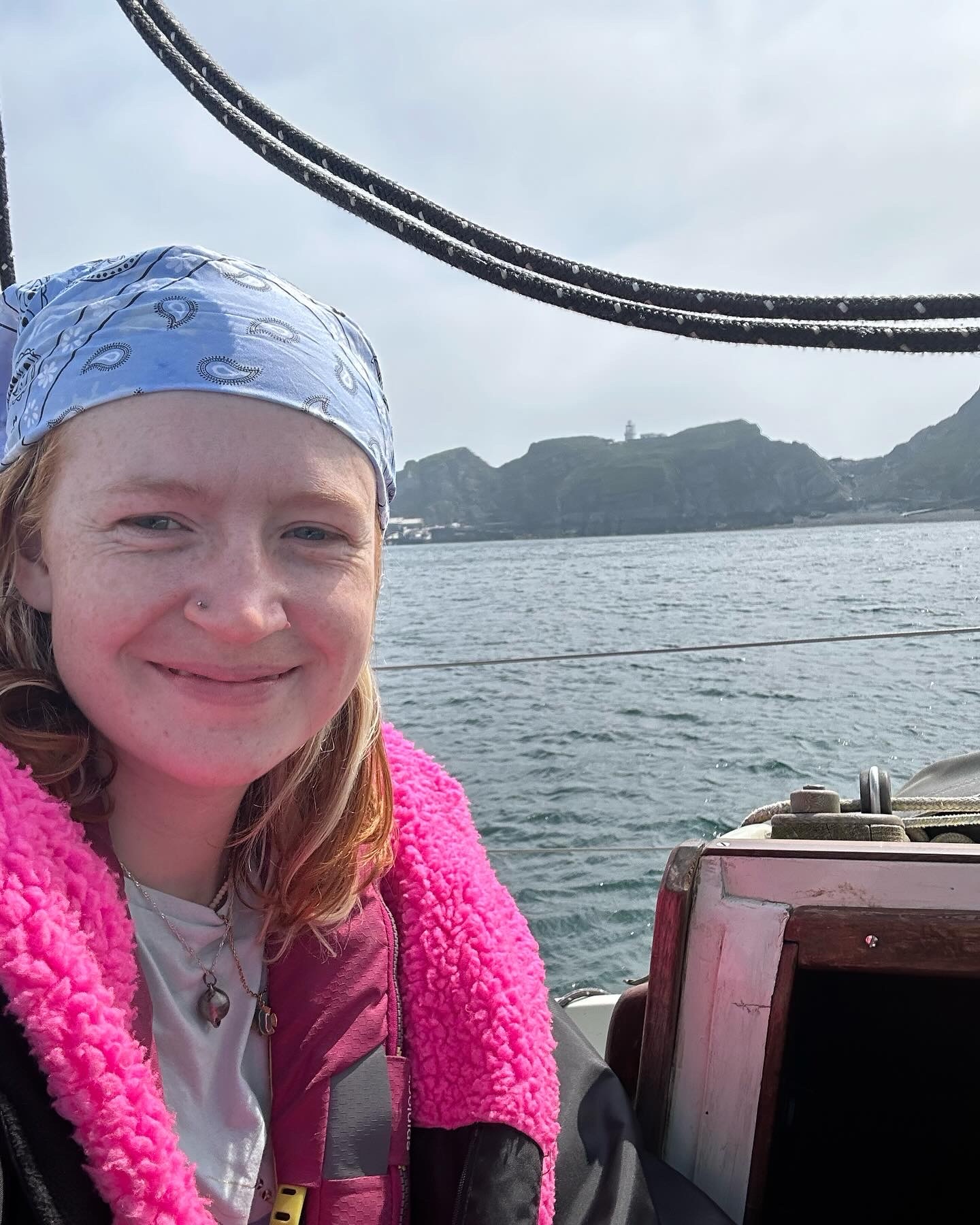 Arrived at Lundy island – She sails